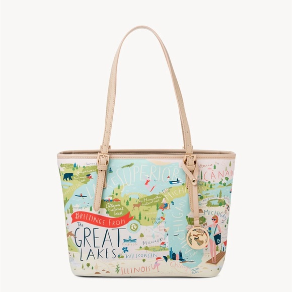 Spartina 449 | Bags | Spartina Greetings From The Great Lakes Double ...